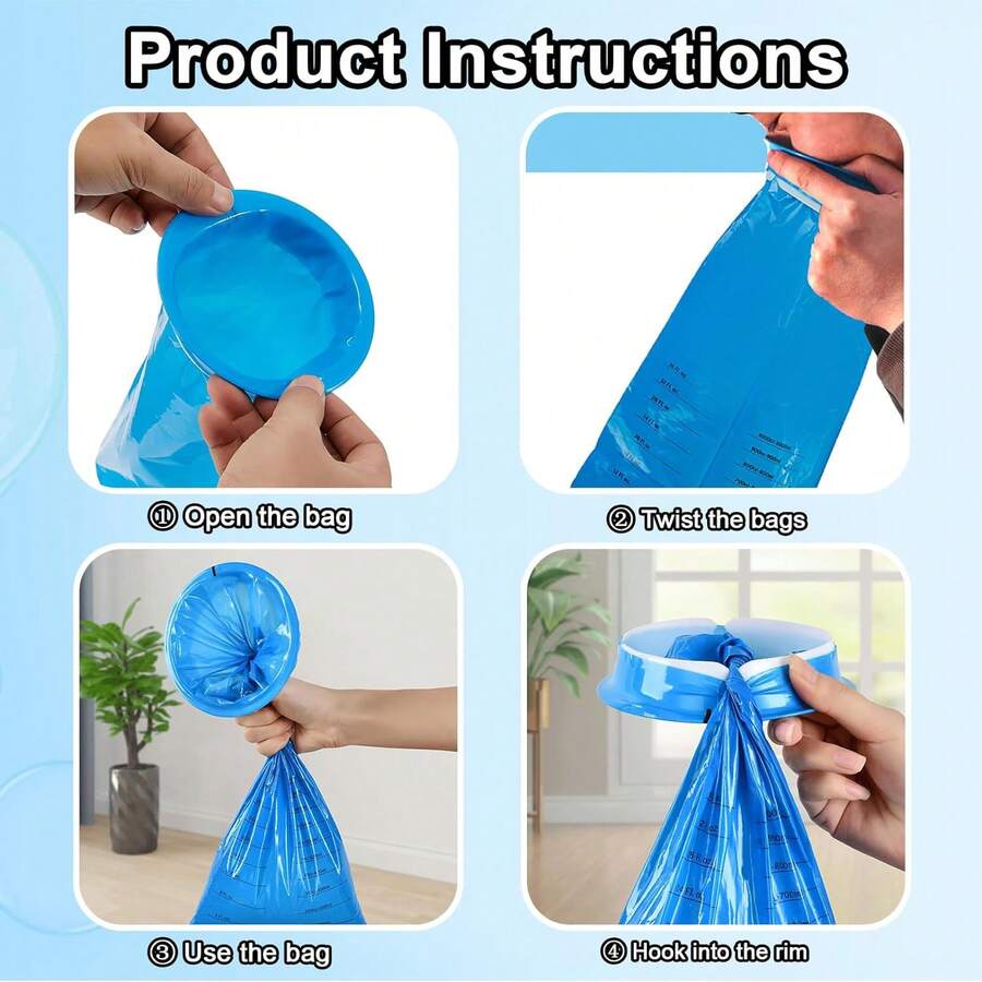 5/10pcs Disposable Vomit Bags Portable Garbage Bags, For Use In Cars ...