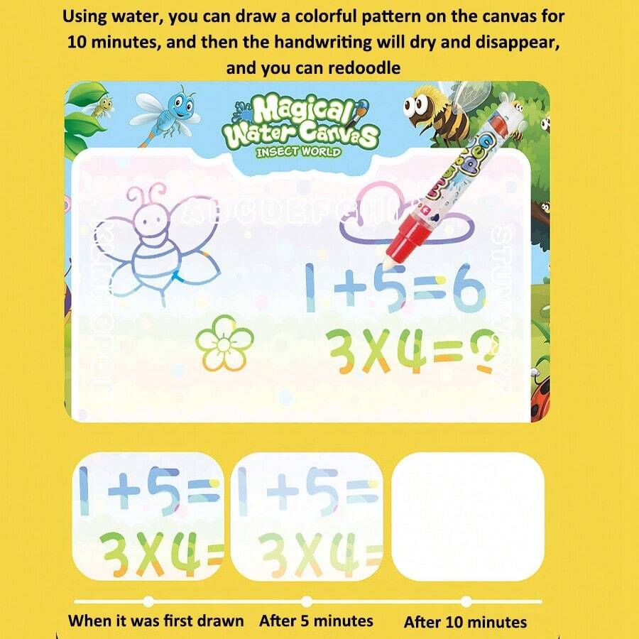 1pc Magic Water Drawing Mat Water Doodle Children Learning Blanket ...