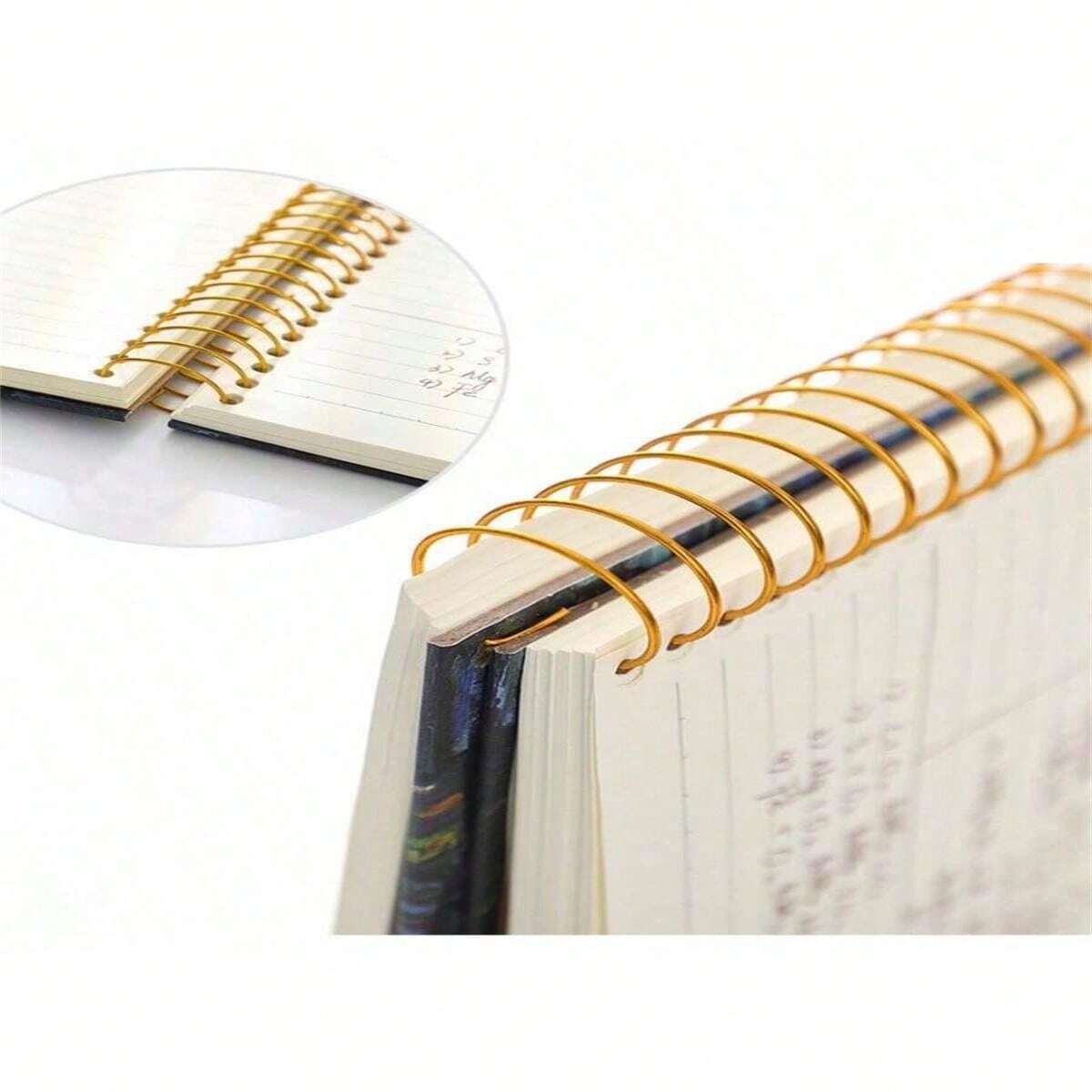 Metal Sturdy Large Coil 16K Thickened Surface Horizontal Line Copying ...