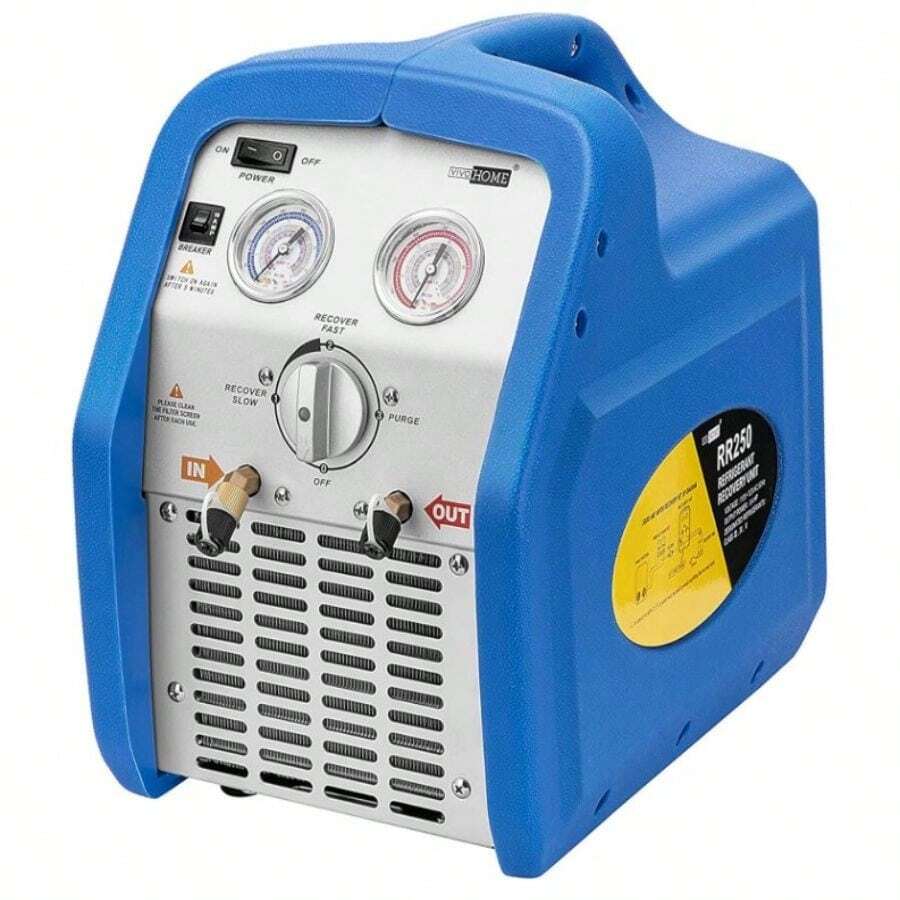 VIVOHOME Portable HVAC Refrigerant Recovery Machine Oil-Less Freon ...