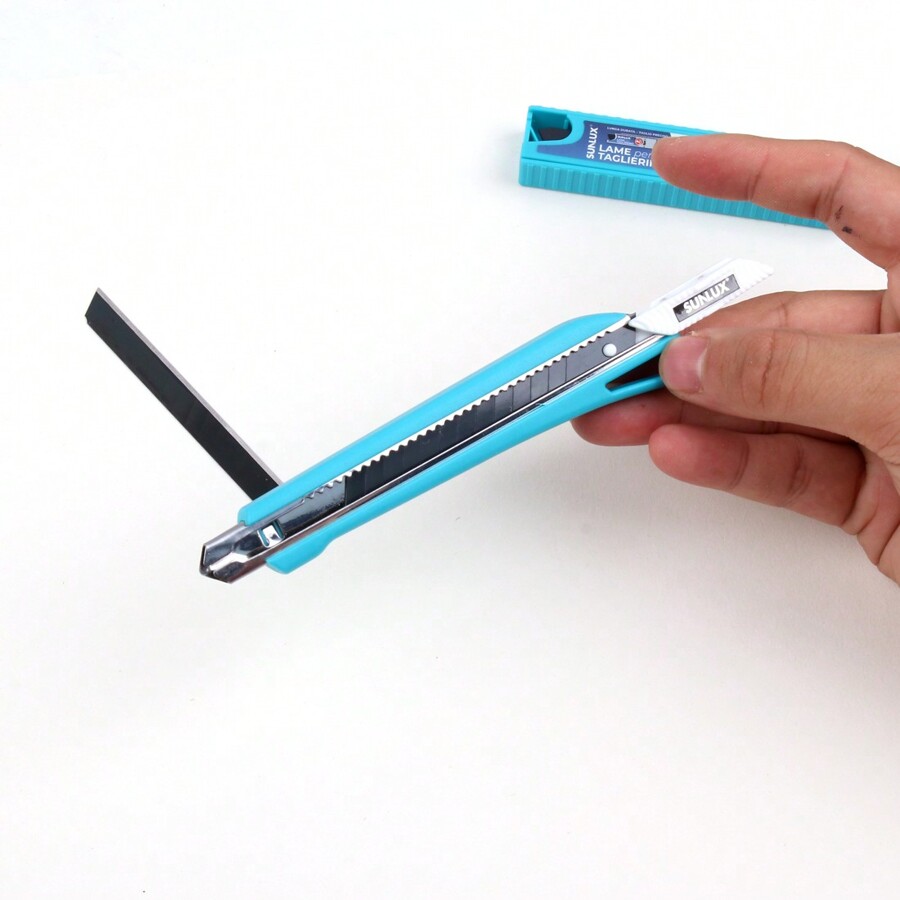 MOTARRO Retractable Utility Knife Stainless 30 Degree Blade Paper Box ...