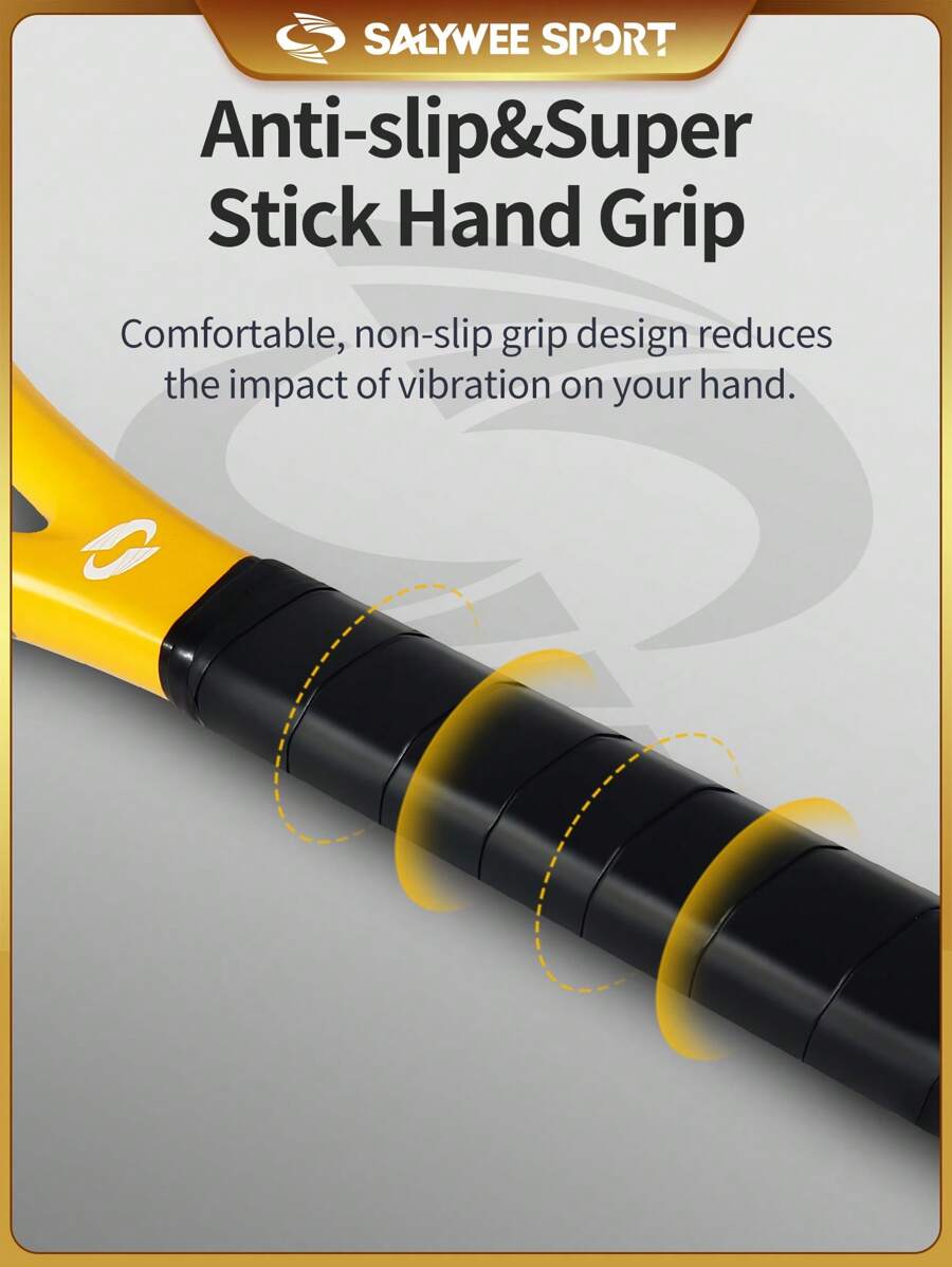 SALYWEE 1pc BEE Series Tennis Racket Carbon Fiber Tennis Racket With ...