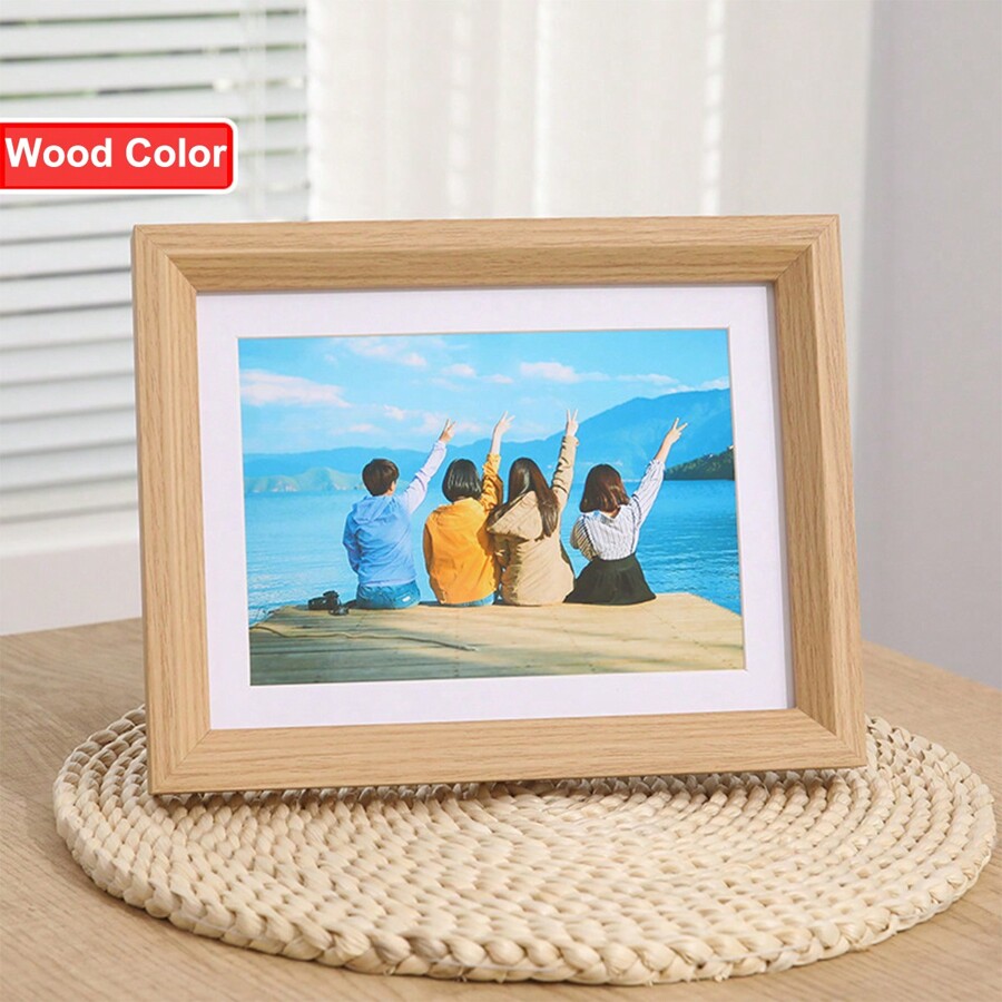1 Pc Picture Frame 4x6'' 5x7'' 6x8'' 8x10'' A4, Modern Trend Wood Color ...