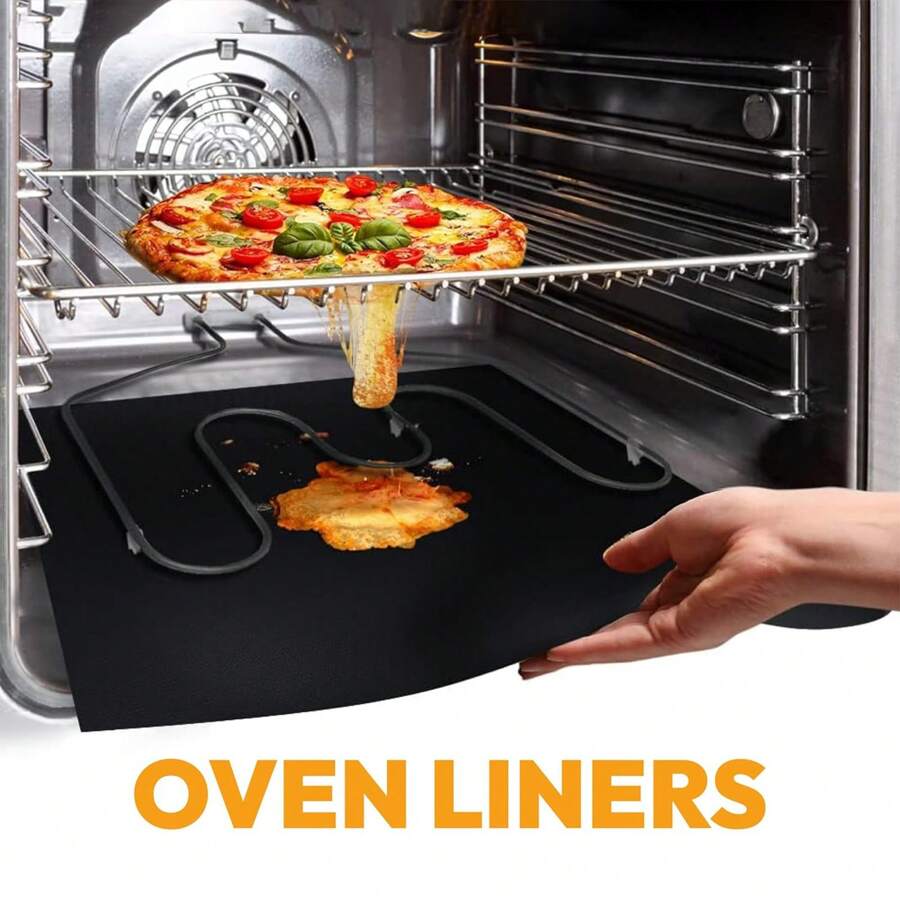 1pc Oven Mat For Bottom Of Oven Heavy Duty Reusable Kitchen Oven Cover ...