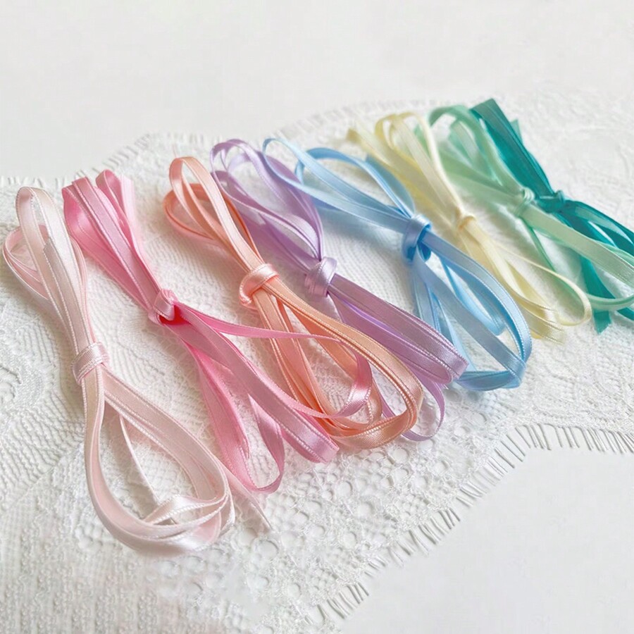 1pc/10yds 3mm Narrow Long Ribbon Bookmarks Hair Ties DIY Gift Wrapping ...