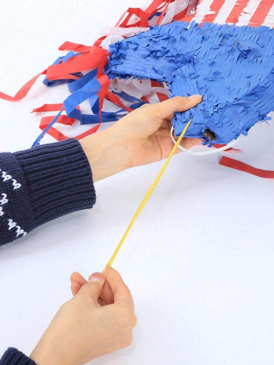 1pc 4th Of July Independence Day Celebration Red White And Blue Star ...