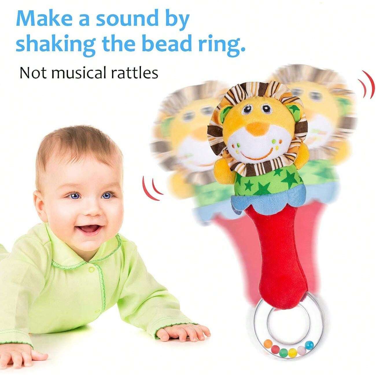 1 Pack Toy Baby Elephant And Lion Cartoon Style Fetching Puzzle Stick ...