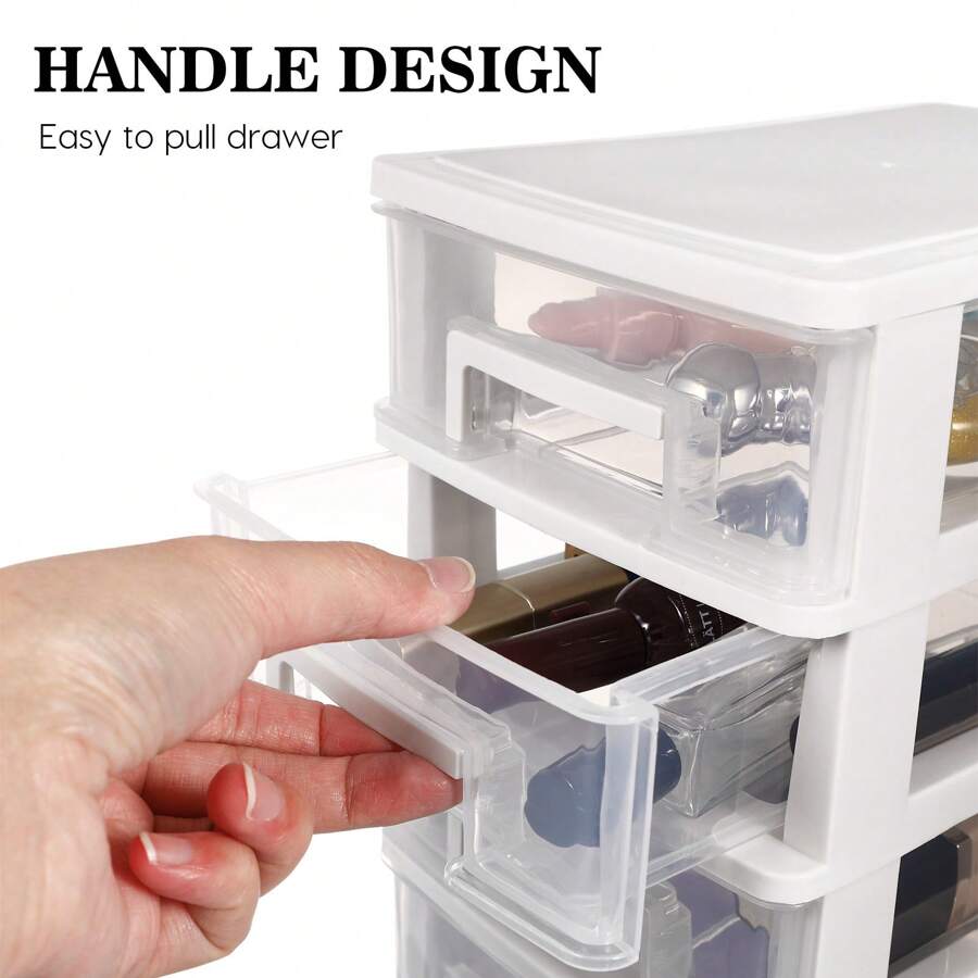 Ipetboom Five-Layer Organizer Drawers Storage Cabinet Plastic Storage ...
