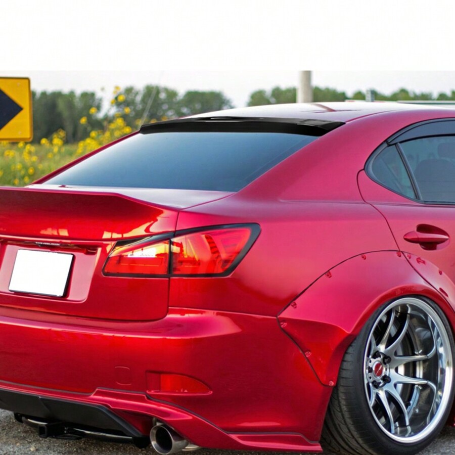 For 2006 - 2013 Lexus IS250 IS350 Black Acrylic Rear Window Roof Visor ...