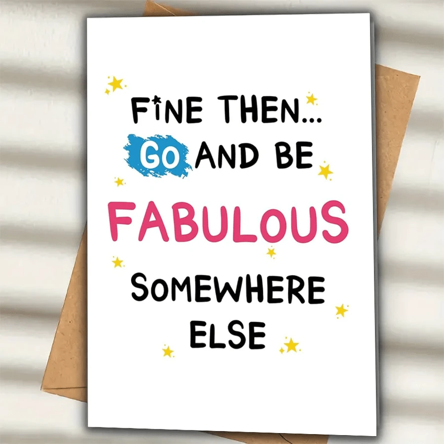 1ชิ้น ตลกออกจากการ์ดสำหรับเพื่อนร่วมงาน, เกษียณอายุ Going Away Card ...