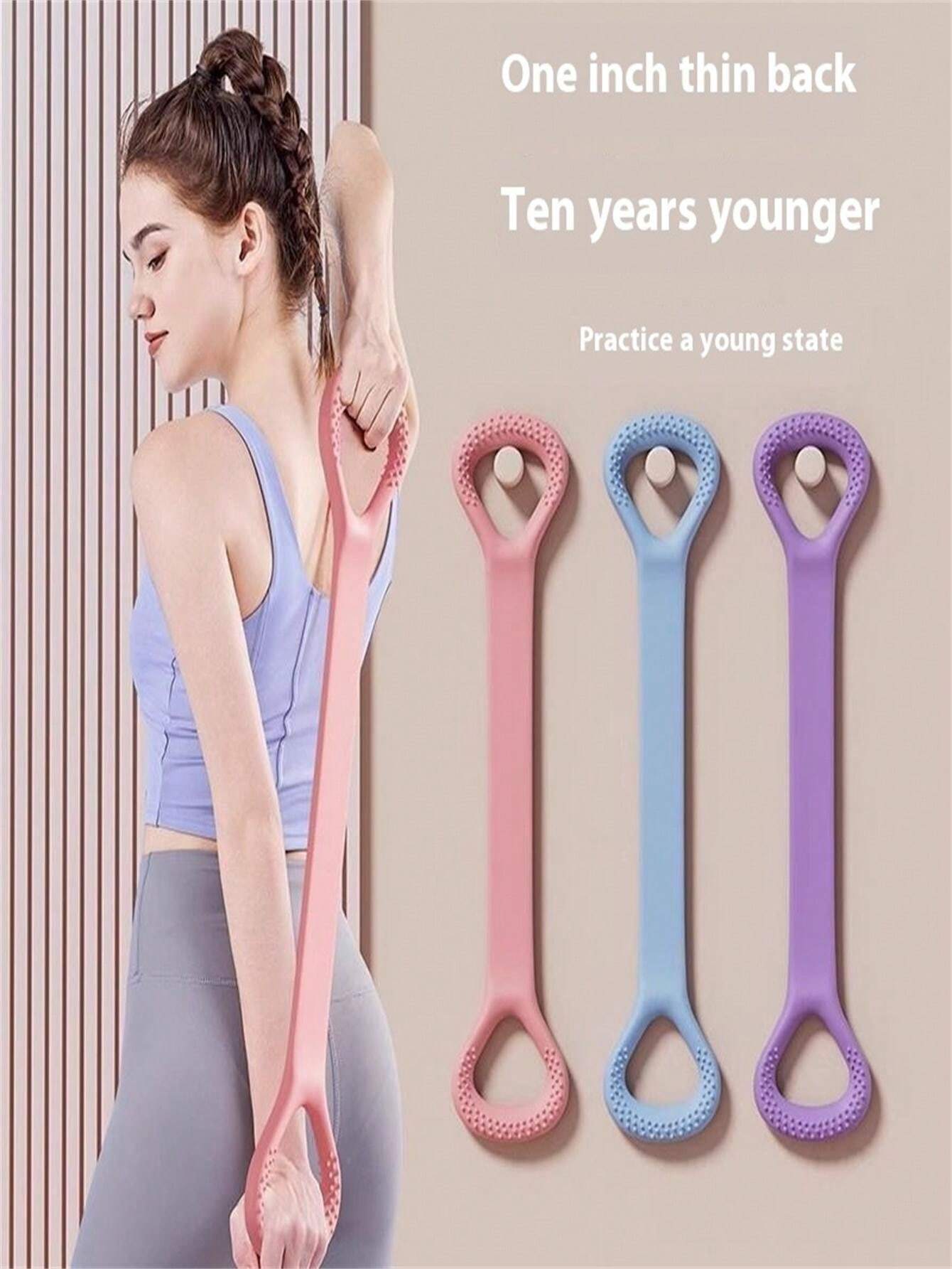 8-Shaped Resistance Bands Yoga Fitness Exercise Bands Shoulder Back ...