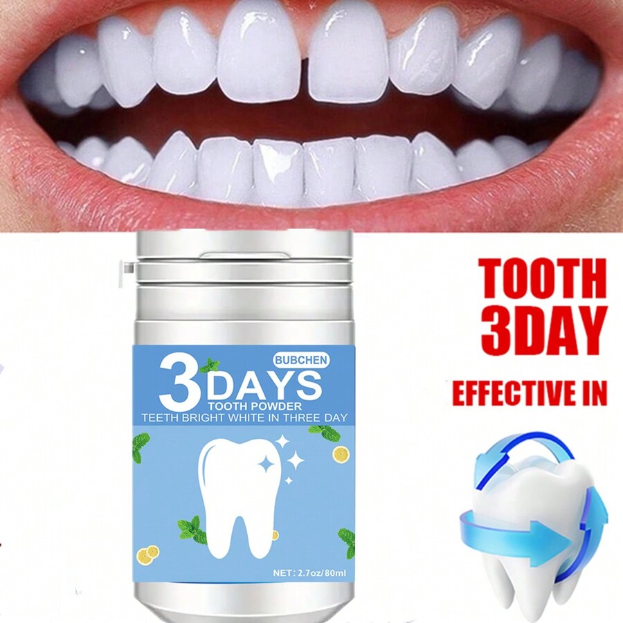 Minty Fresh 80Ml Tooth Powder - Natural Pearl Essence For Deep Cleaning ...