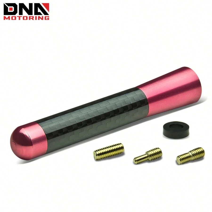 3" 76 Mm Billet Aluminum Real Carbon Fiber Car Truck Radio Aerial ...