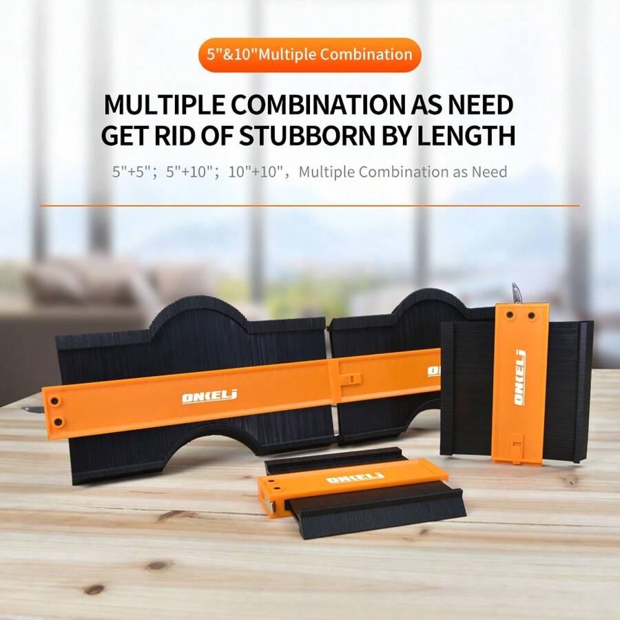 Lock Contour Gauge Profile Duplicator Tool Edge Shaping Wood Measure ...