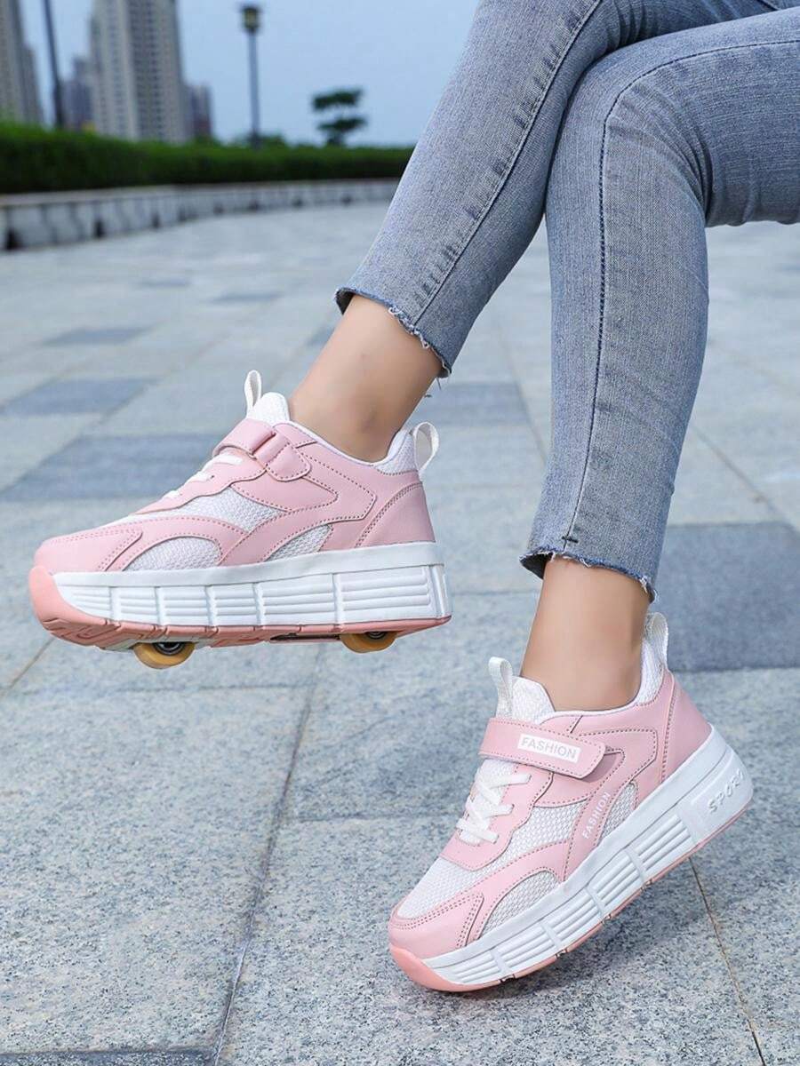 Zapatos de mujer para caminar con ruedas mejoradas, desmontables y ...