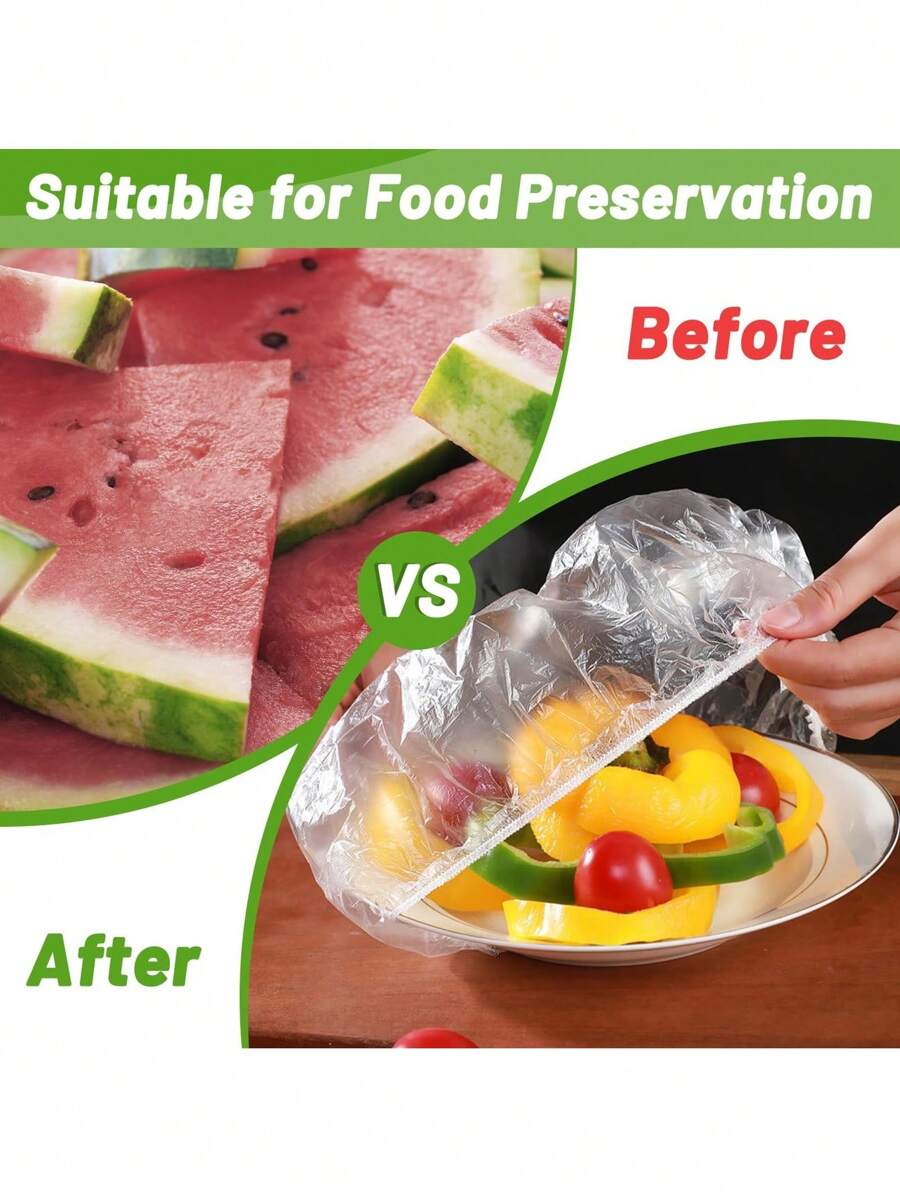 Random-Shipping Transparent Plastic Lid PE Thin Film Plastic Bag, For ...