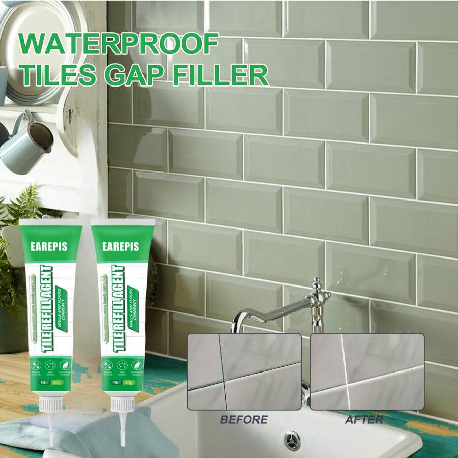 Multi-Purpose Ceramic Tile Gap Filler, Waterproof And Mildew Resistant ...