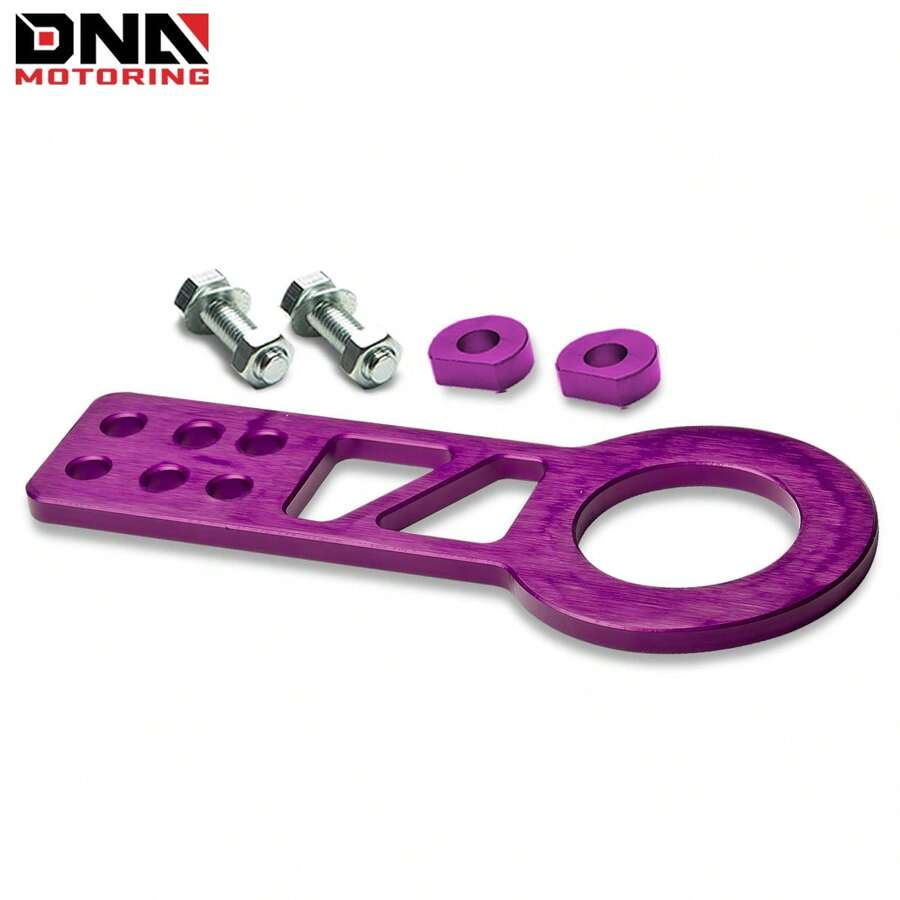 2.25" Anodized Brushed Cnc Billet Aluminum Front Bumper Racing Tow Hook ...