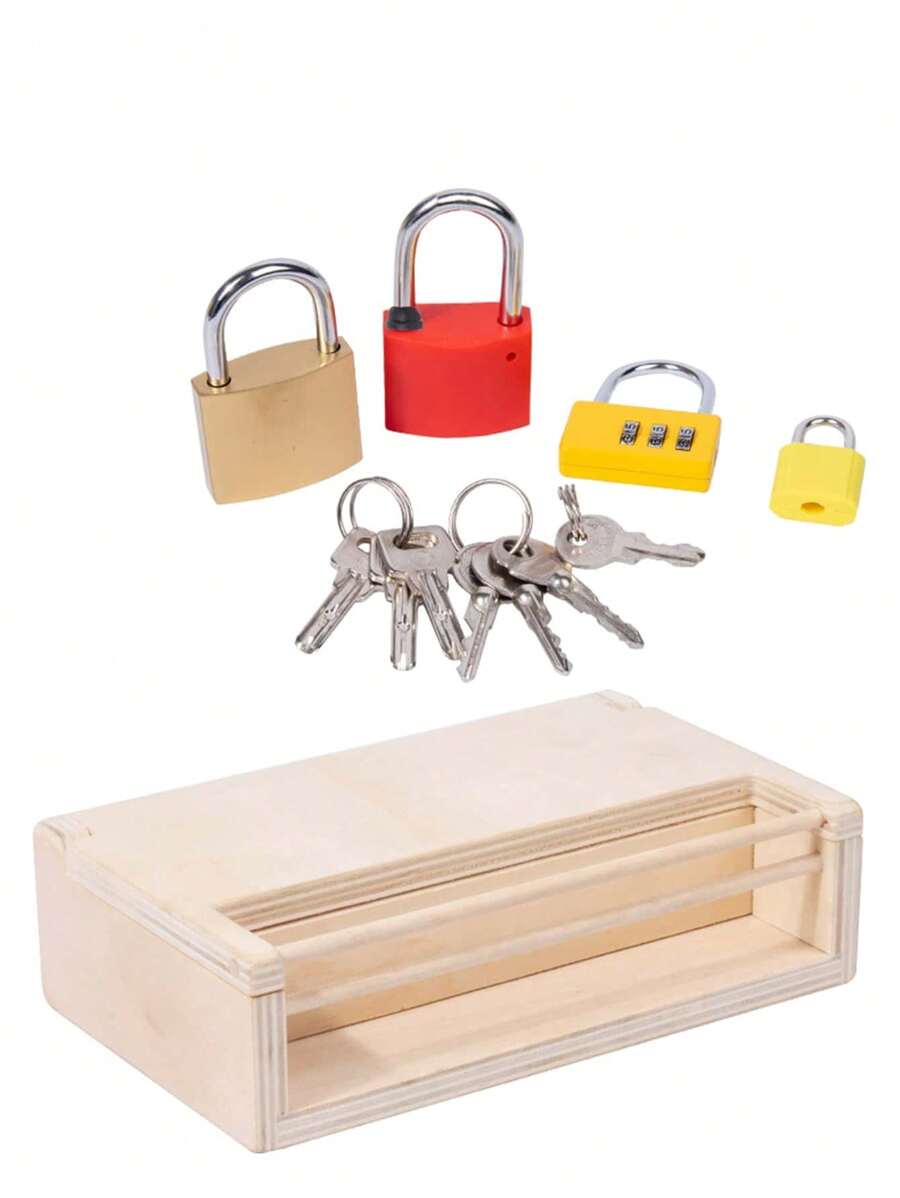 Montessori Lock Toys - Educational Toy For Teaching Daily Life Skills ...