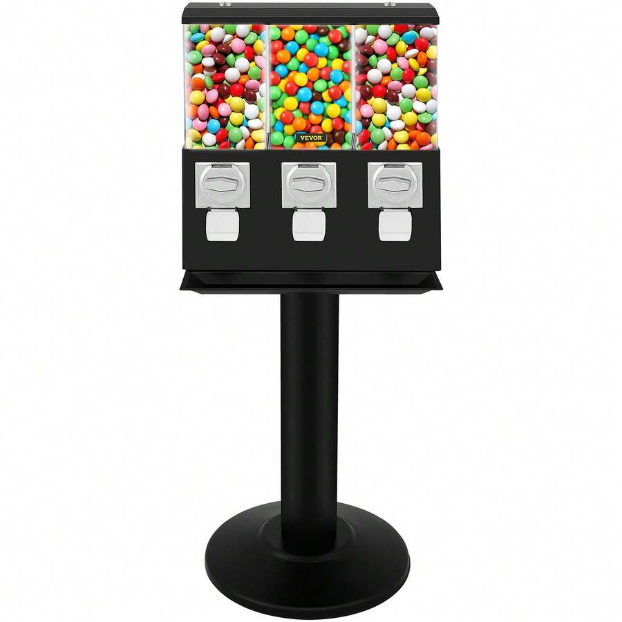 Triple Head Candy Vending Machine, 1-Inch Gumball Vending Machine ...