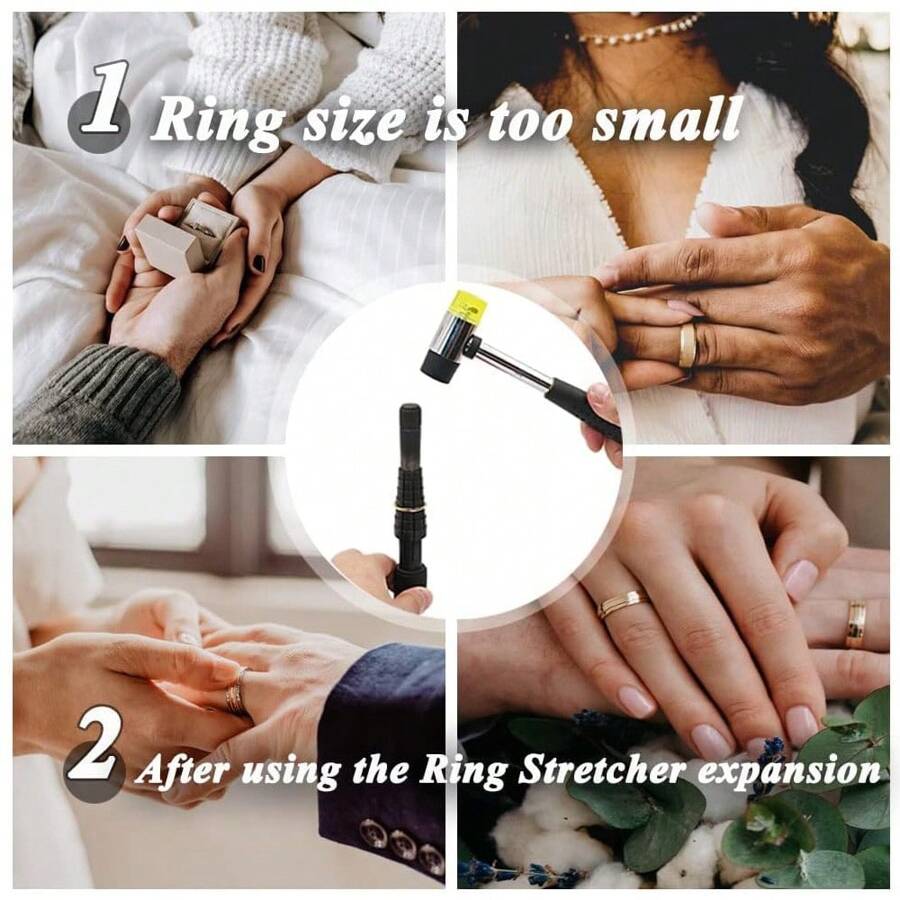 Mini Portable Ring Adjuster, Ring Resizing Tool, Easy Expand Ring Sizer ...