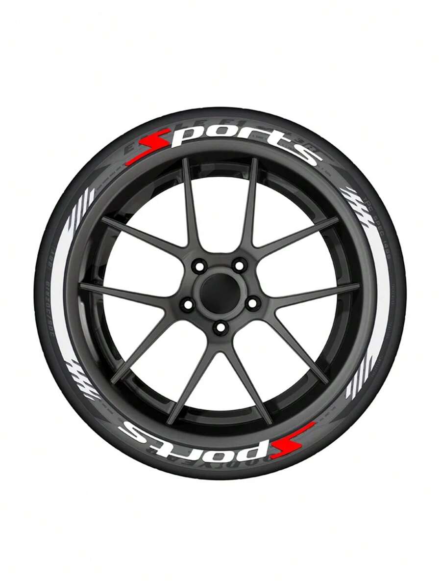 16PCS For 4 Tire Sports Sticker Tyre Car Motorcycle Tire Stickers 3D ...