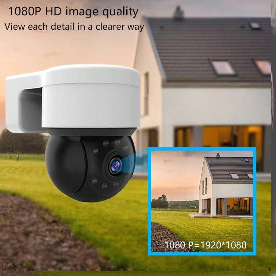 Cámara inteligente inalámbrica para exteriores de 1080P 2MP de vida ...