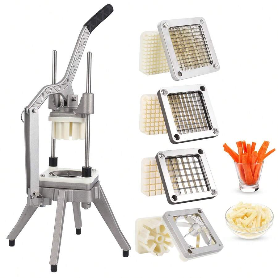 Commercial Vegetable Chopper With Replacement Blades - Stainless Steel ...