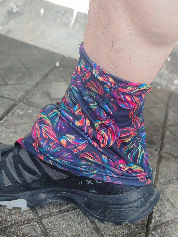 Outdoor Hiking Camping Trekking Leg Gaiters With Retro Print Pattern ...