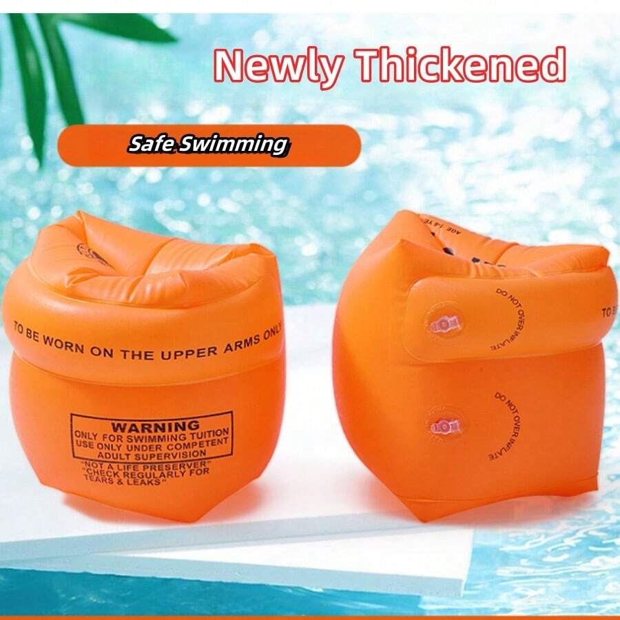 A Pair Of PVC Inflatable Swimming Arm Floaties With Airbag Buoyancy ...