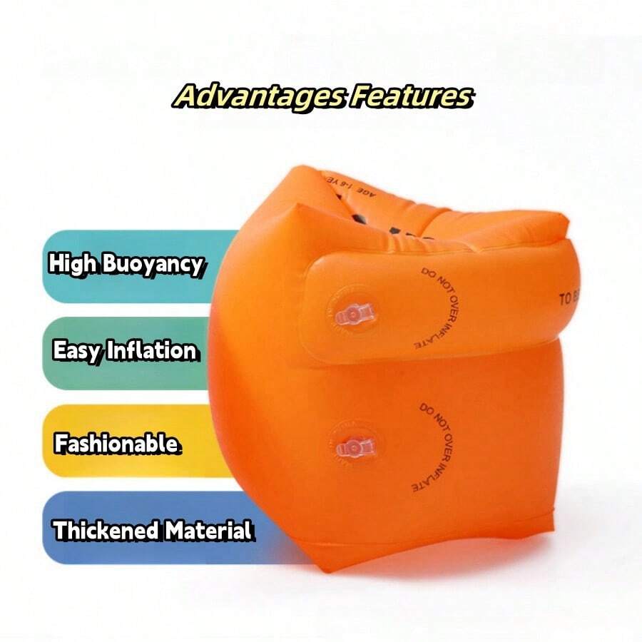 A Pair Of PVC Inflatable Swimming Arm Floaties With Airbag Buoyancy ...