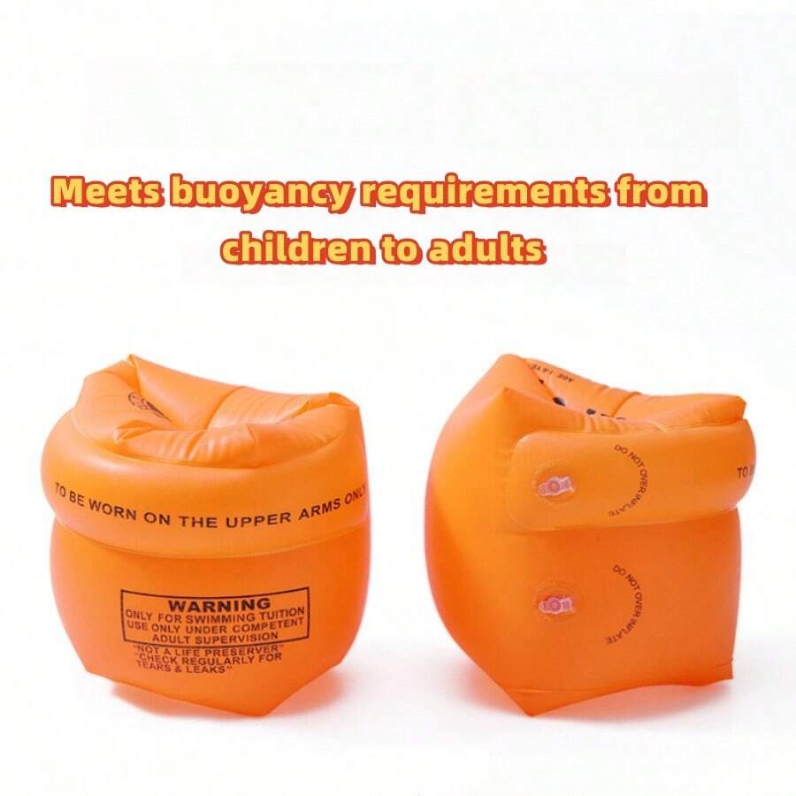 A Pair Of PVC Inflatable Swimming Arm Floaties With Airbag Buoyancy ...