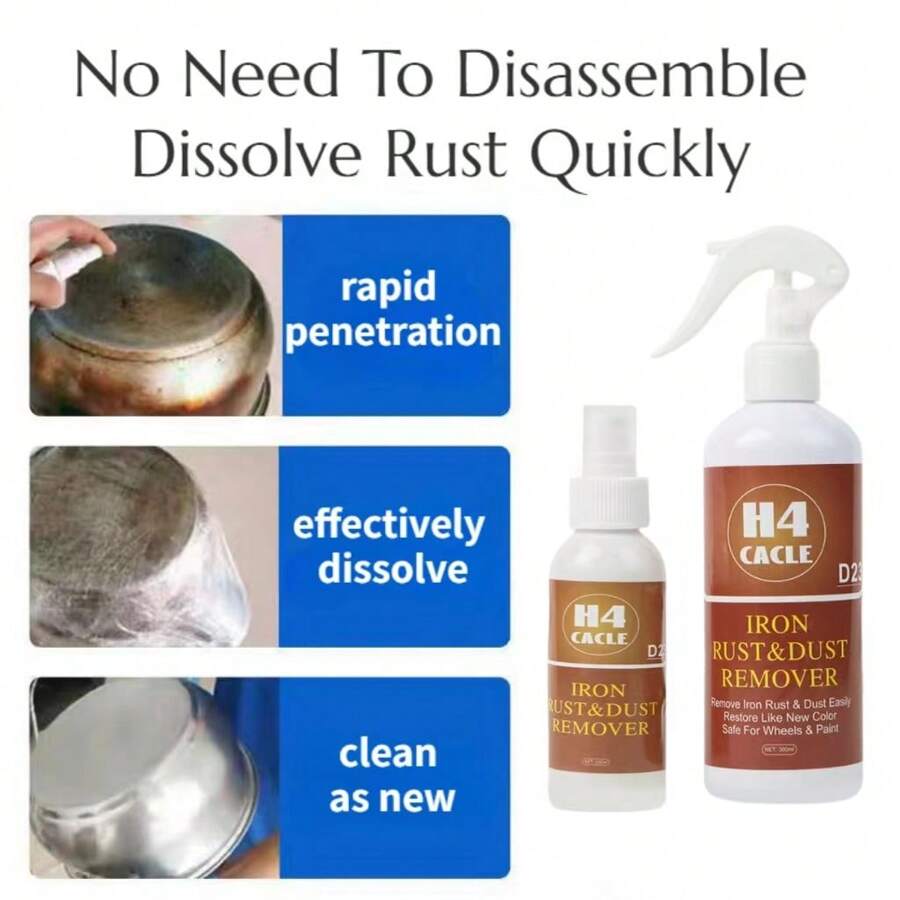 H4Cacle Household Rust Cleaner Tile Toilet Floor Faucet Yellow Rust ...