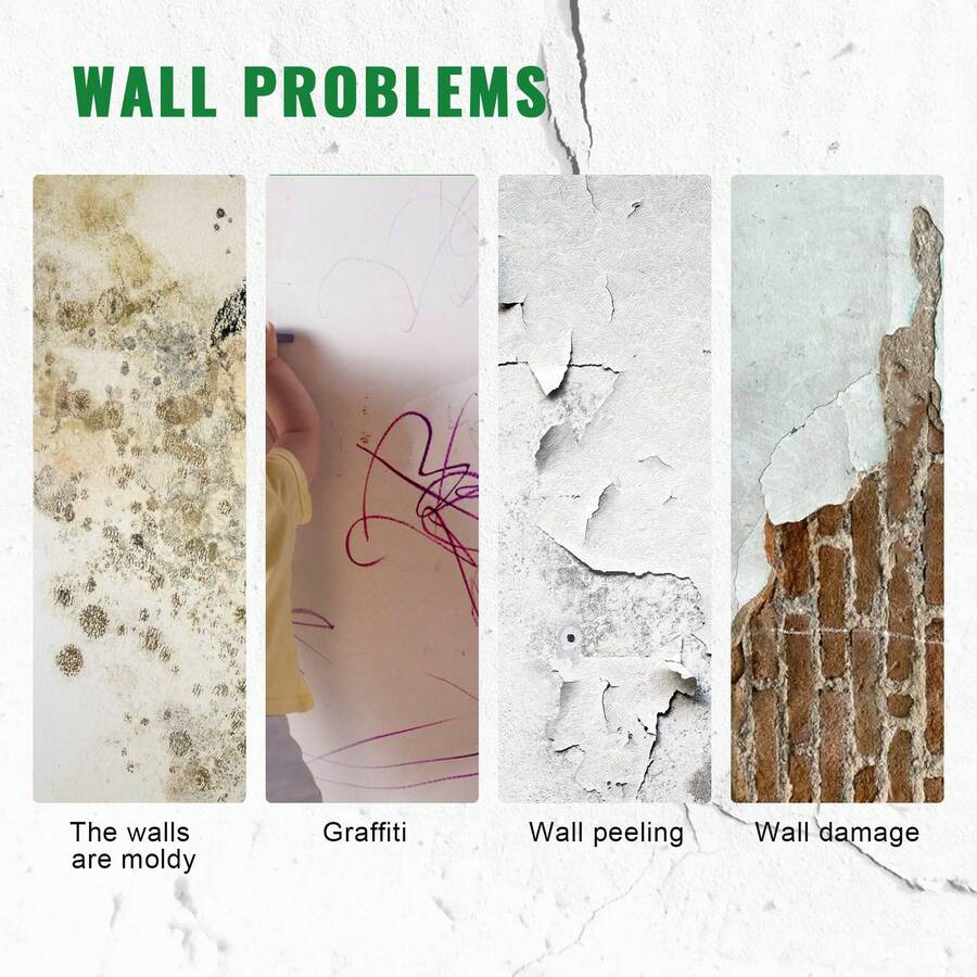 1pc White Repair Paint Domestic Wall Patching Paste Graffiti Mould Spot ...