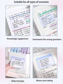 1 Roll (256pcs) Pull-And-Stick Convenient Memo Pads, Sticky Notes For ...