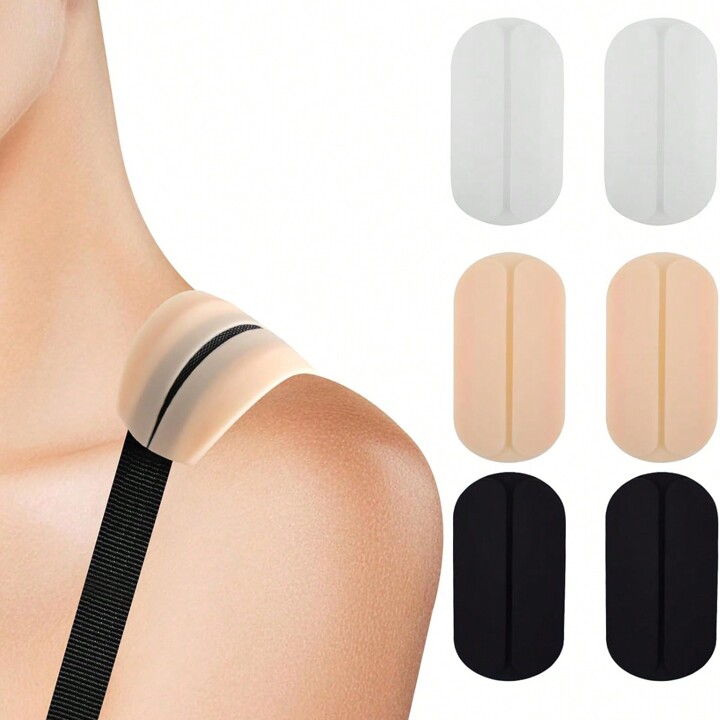 Silicone Bra Strap Cushions Holder 2Pairs Non Slip Shoulder Protectors Pads Women s Bra Strap Pads For Women Ease Shoulder Discomfort Camping Camping Stuff SHEIN USA