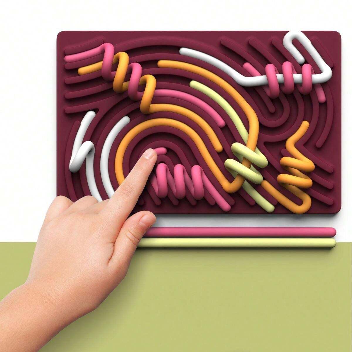 1pc Sensory Activity Board: A Silicone Restless Toy For Sedation ...