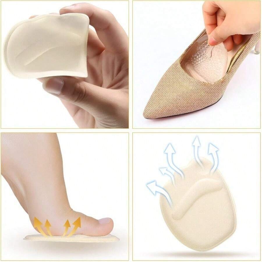 10 Pairs Shoe Filler High Heel Cushion Pads Adjustable Toe Filler ...