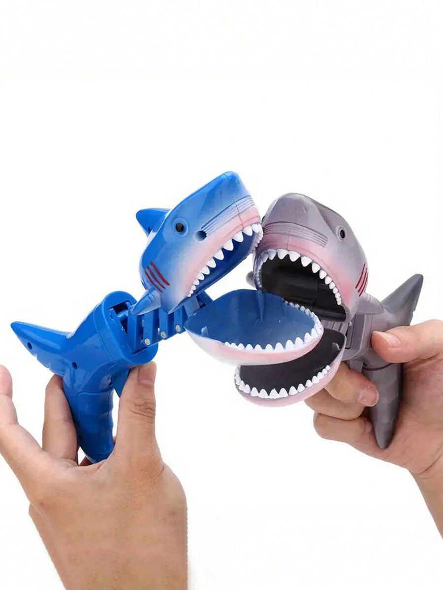 Creative Shark Prank Prop - Retractable Spring Manoeuvring Clip Biting ...