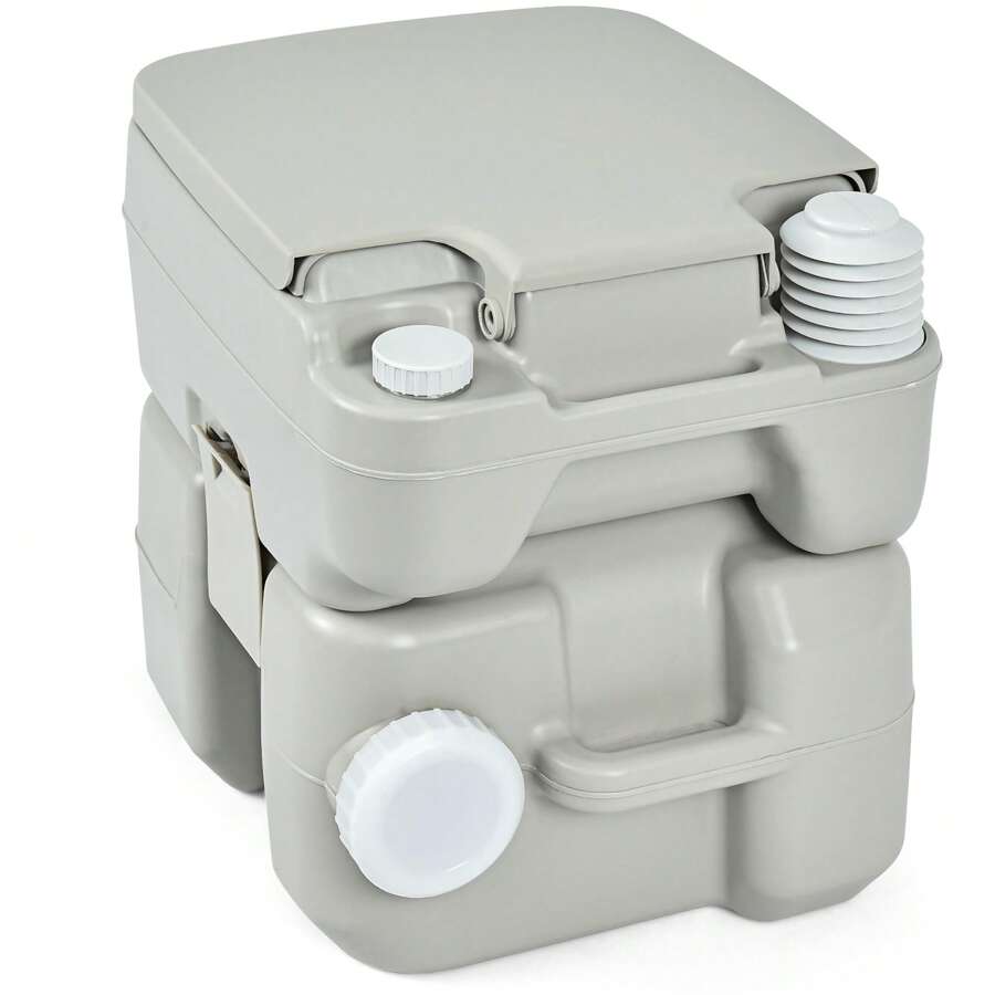 5.3 Gallon 20L Portable Travel Toilet Camping RV Indoor Outdoor Potty ...