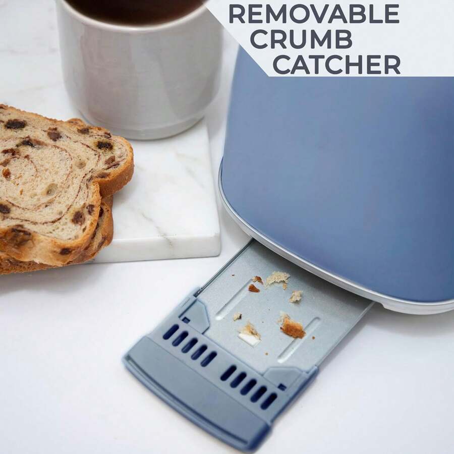 Rae Dunn Retro Rounded Bread Toaster, 2 Slice Stainless Steel Toaster ...