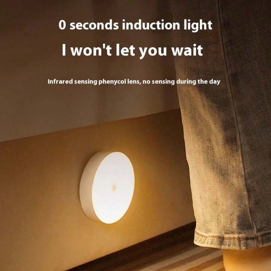 1pc Smart Motion Sensor Hallway Light With USB Charging, Magnetic ...