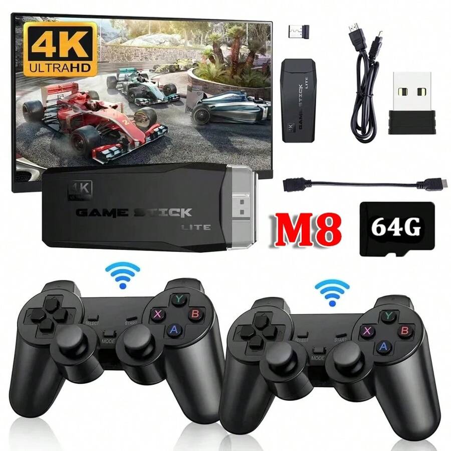 New Home Game Console 2.4G Wireless Gamepad HDMI PS Street Fighter M8 ...