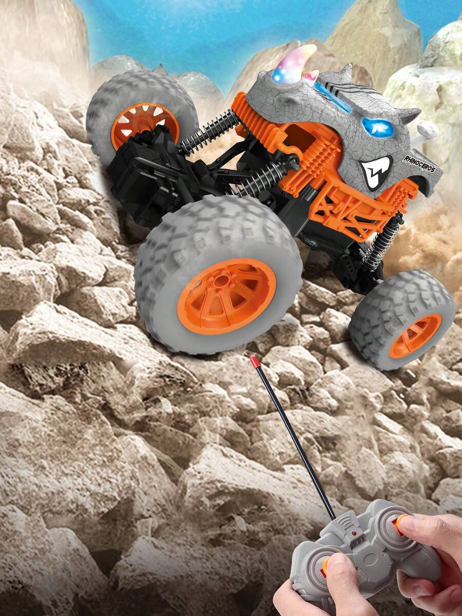 Remote Control Flashing Pickup Racing Car, Controllable Lights And Fast ...