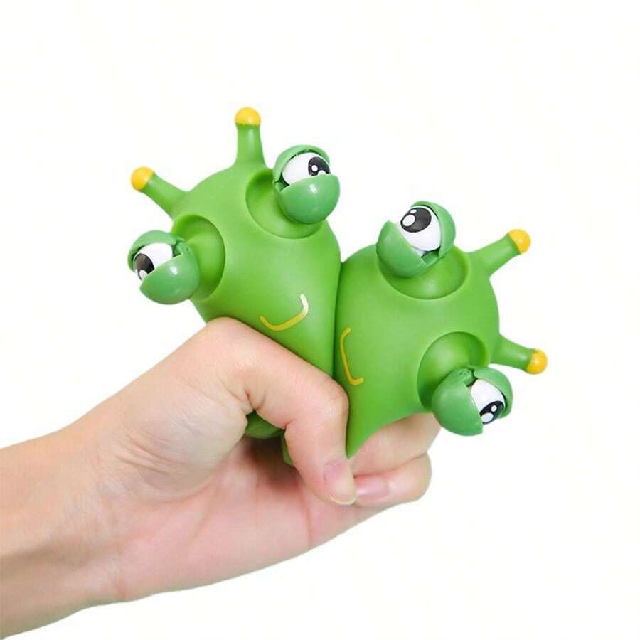 2024 New-Soft Rubber Insects-Popping Eye Bugs-Transforming Toys-Squeeze ...