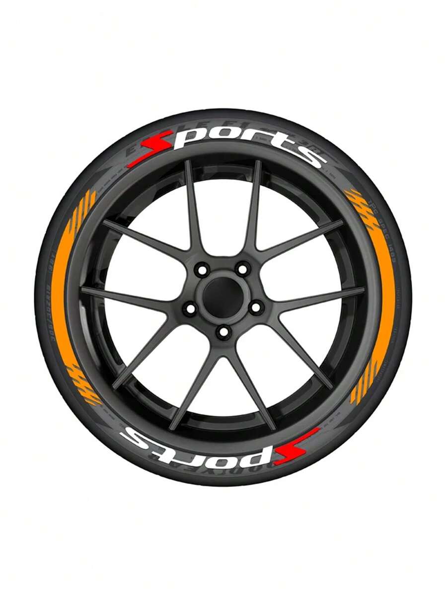 16PCS For 4 Tire Sports Sticker Tyre Car Motorcycle Tire Stickers 3D ...