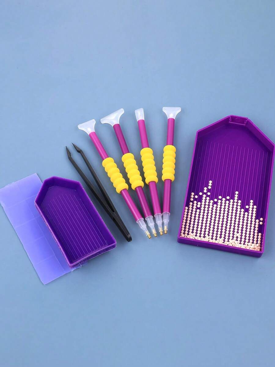 5D DIY Diamond Painting Tool Accessory Set With Multiple Sizes Of Paint ...