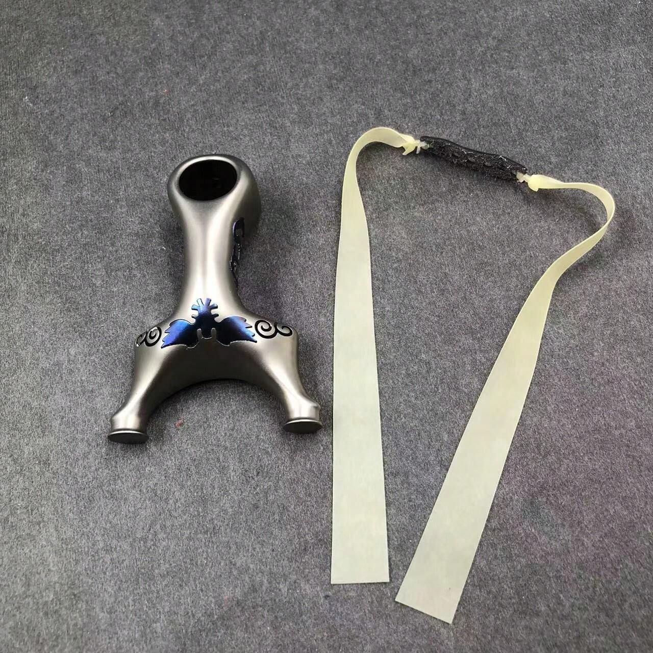 1 Precious Titanium Alloy Slingshot High-End High Quality Long Distance ...