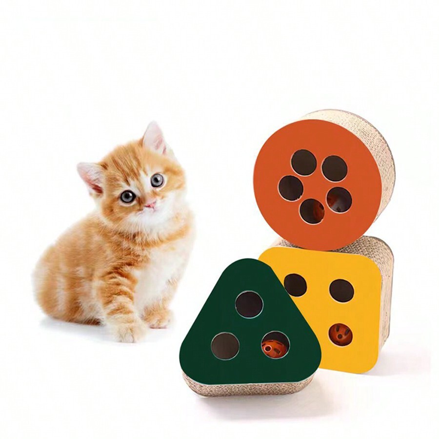 Pet Cat Scratching Board Corrugated Paper Scratcher Durable Cardboard ...