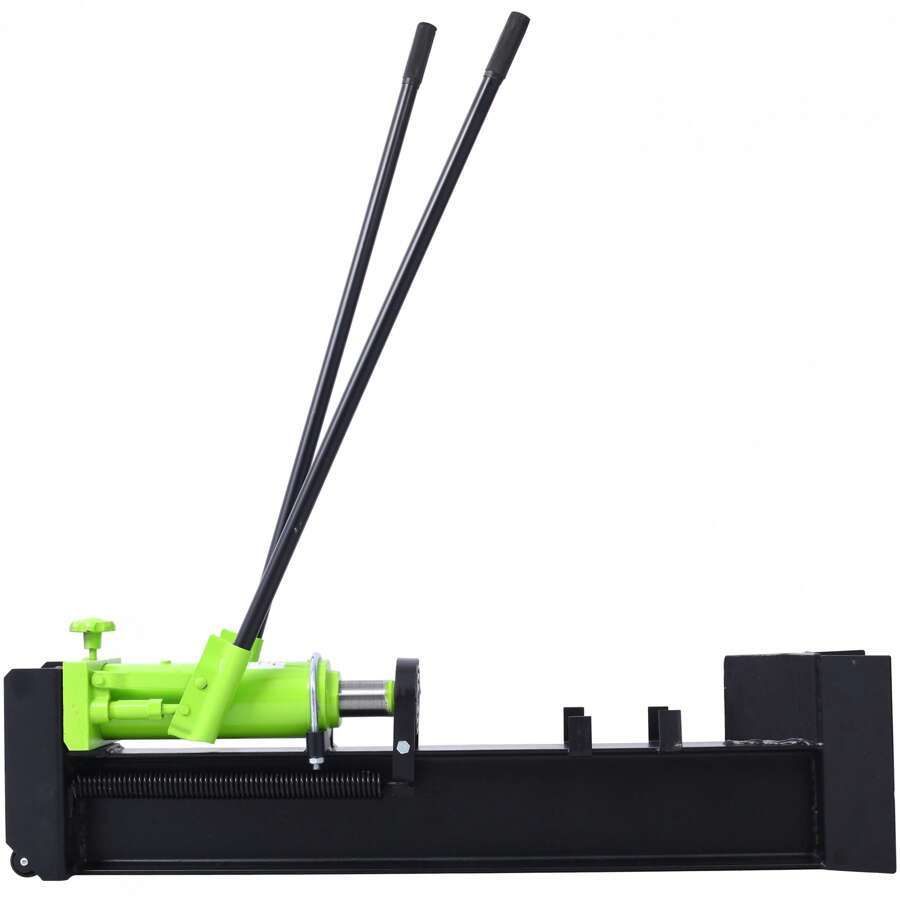10 Ton Horizontal Log Splitter Wood Cutter Manual Hydraulic 2 Speed ...